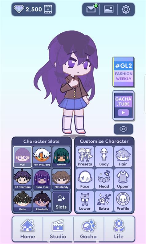 Ddlc Yuri In Gacha Life 2 Rgachalife2