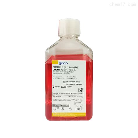 Gibco C11330500bt Dmem F 12培养基 培养基 禾硕生物科技（江苏）有限公司