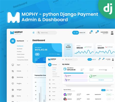 Mophy Payment Django Admin Dashboard Template Graphicfort