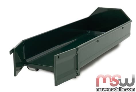 2236 02 Container 1 32 Hooklift Container 15m3 Dark Green Marge Models