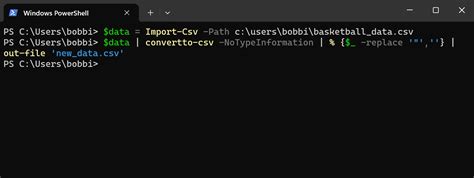 Powershell How To Use Export Csv With No Quotes Collecting Wisdom
