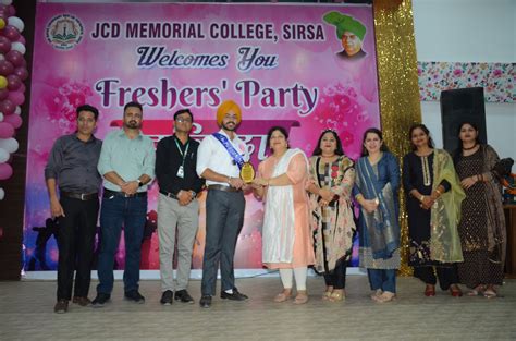 Valedictory Of Fresher Party 2023 Jcd Memorial Pg College