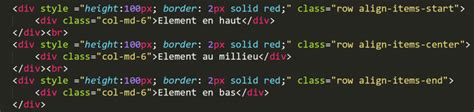 Bootstrap 4 Comprendre Lalignement Horizontal Et Vertical Booglit
