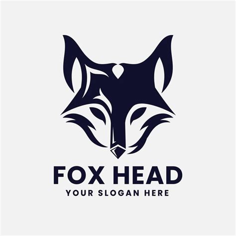 Fuchs Altmodisch Logo Vektor Symbol Illustration Premium Vektor