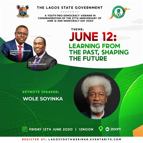 Invitation Sanwoolu To Host Tinubu Soyinka Cherie Blair Momodu