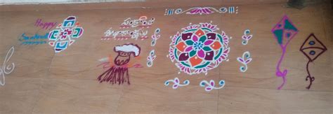 Rangoli Designs For Makara Sankranti Easy Sankranti Kolam Muggulu