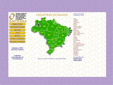 Como descobrir a Inscrição Estadual pelo CNPJ Brasil Tecnoblog