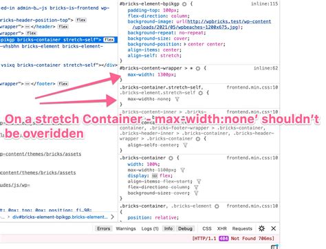 SOLVED Theme Style Content Max Width Bugs Bricks Community Forum