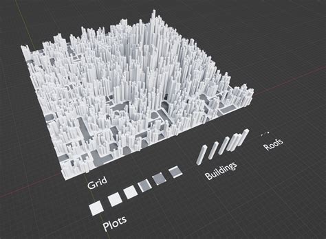 Geometry Nodes Procedural City Blender Market