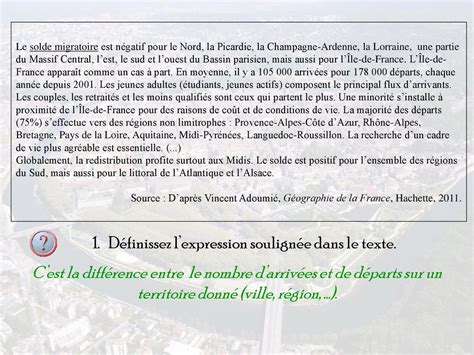 Dynamiques territoriales de la France contemporaine ppt télécharger