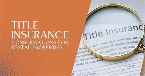 Title Insurance For Rental Properties What You Need To Know