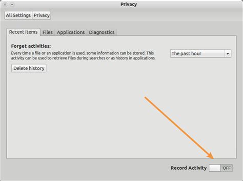 unity how to hide recent files and most used apps ask ubuntu