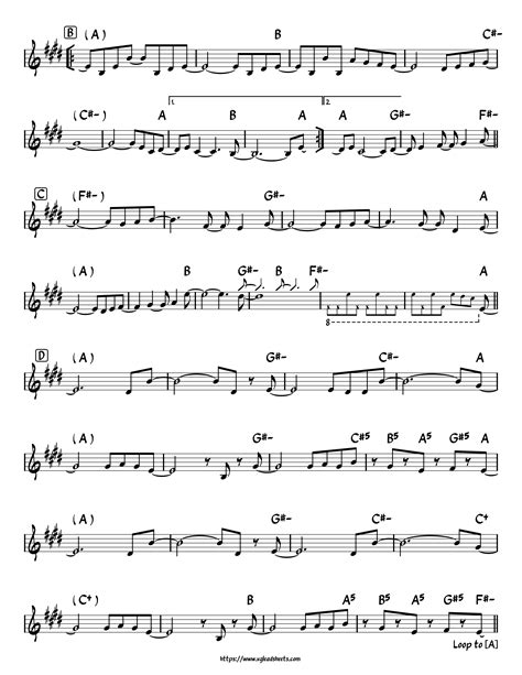 Guilty Gear Xx Blue Water Blue Sky Vgleadsheets Lead Sheets By Gamers For Everybody