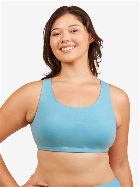 The Serena Cotton Wirefree Sports Bra Leading Lady Inc