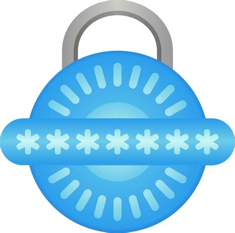 Password Vector Illustration Padlock Password System For Design About Cyber Security Computer
