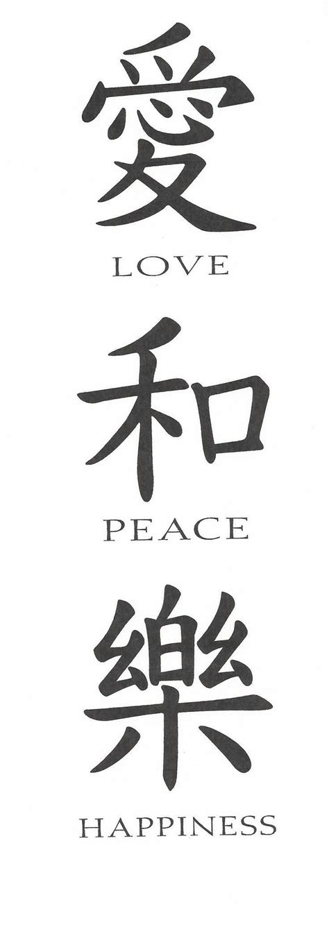 Chinese Symbol Tattoos Japanese Tattoo Symbols Japanese Symbol