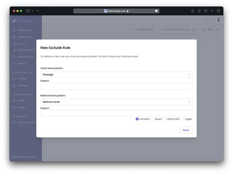 Profiles Flopsar Documentation