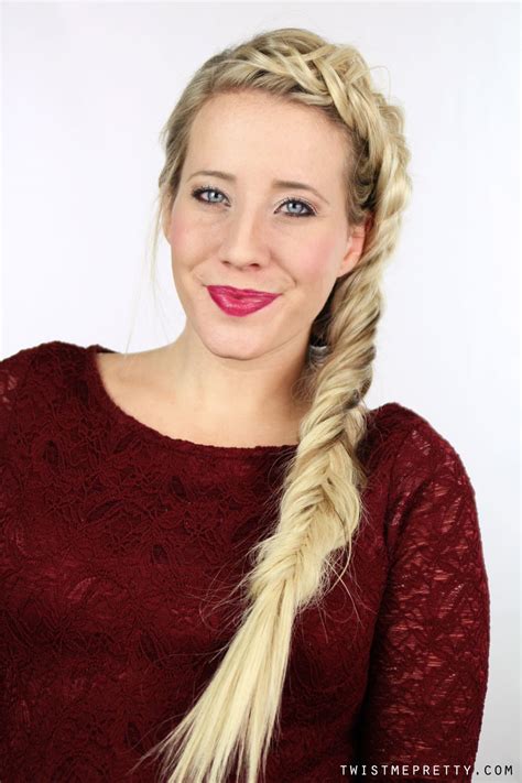 Thick Fishtail Braid Tutorial Twist Me Pretty