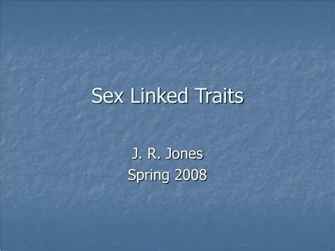 Ppt Sex Linked Traits Powerpoint Presentation Free Download Id 3641135