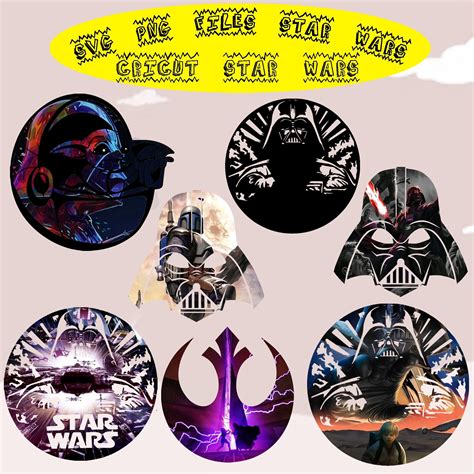 Star Wars Svg Unique Starwars Svg Bundle Star Wars Png Svg Files For Cricut Darth Vader Svg