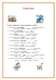 Phrasal Verbs ESL Worksheet By Hassayman