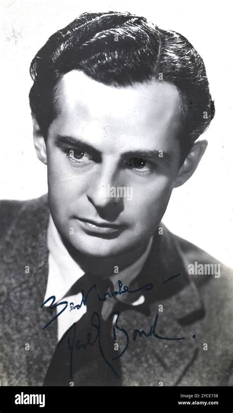 Derek Bond British Film And Famous Actor 1950s And President Of