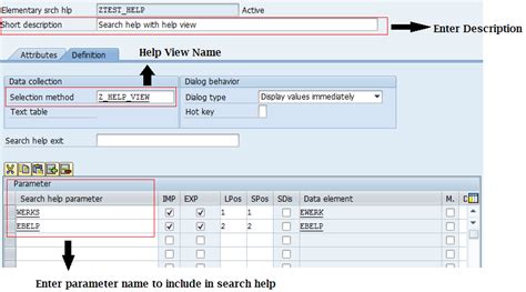 Creating Help View And Using It In Search Help Sap Community