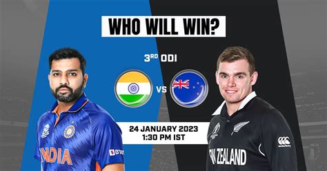 India Vs New Zealand 3rd Odi 2023 Match Prediction Win Prediction