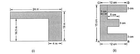 Calculate The Area Of The Shaded Region In Each Of The Figures Given B