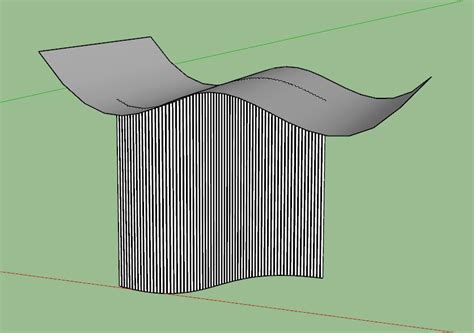 请问这种格栅曲面怎么建模？ 问吧 专注于sketchup技术及设计的知识问答站点 云筑景城