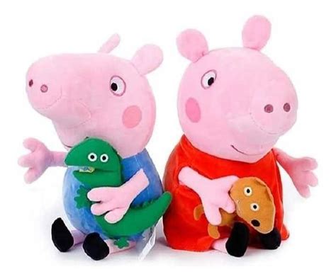 Kit Boneca Peppa Pig George Pelúcia Hiper Macio cm Mercado Livre