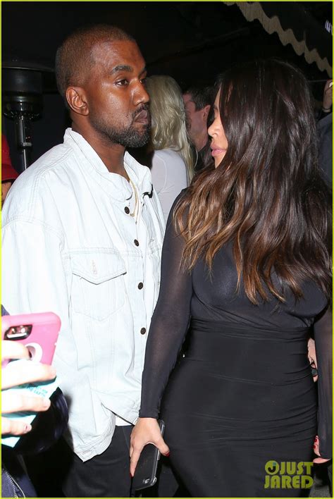 Kim Kardashian And Kanye West Party With Justin Bieber After His Staples