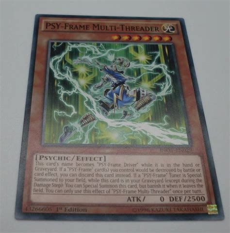 Mappa Yu Gi Oh Psy Frame Multi Threader Psichico Effetto Yugioh Nuova Eur 4 49 Picclick It