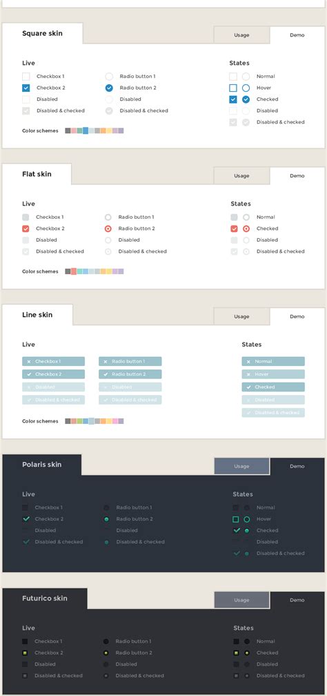 icheck super customized checkboxes and radio buttons fribly