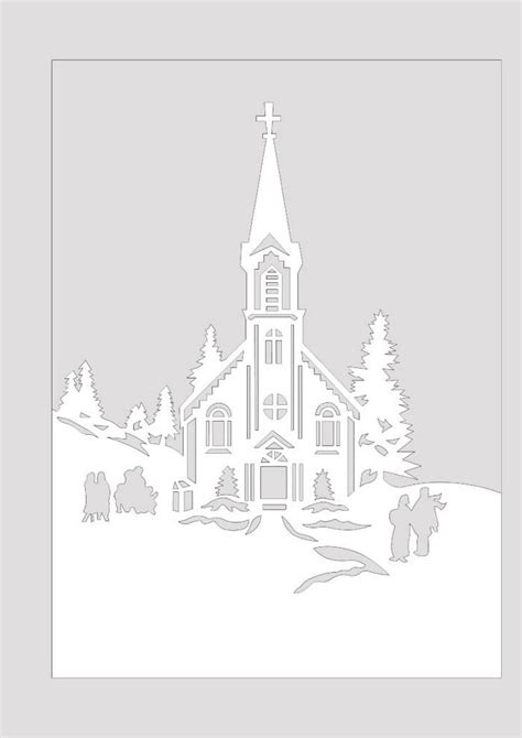 Трафареты домики на Новый 2026 год вытынанки на окна шаблоны для вырезания