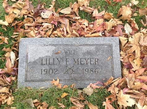 Lilly Minnie Frazier Meyer 1902 1986 Mémorial Find A Grave