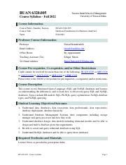Syllabus BUAN6320 005 Pdf BUAN 6320 005 Naveen Jindal School Of