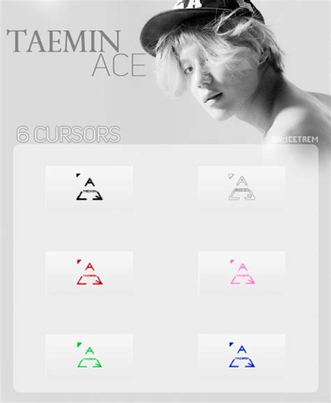 Taemin Ace Cursors~ By Icetaem On Deviantart