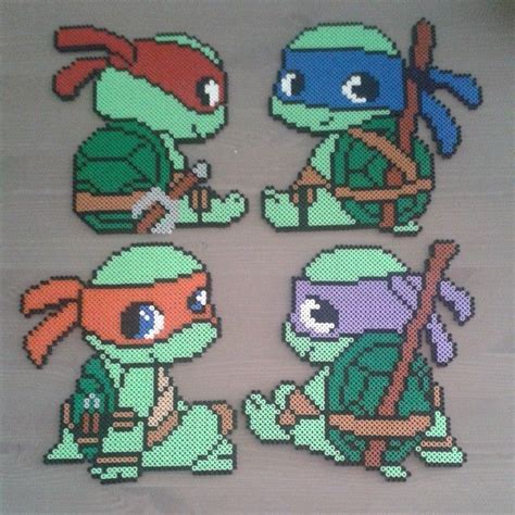 Tmnt Hama Beads By Koenmann Pearler Bead Patterns Crochet Ninja