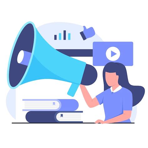 마케팅 코스 일러스트레이션 디자인 컨셉 프리미엄 벡터