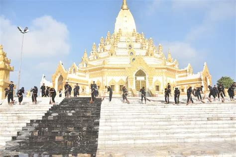 မရမ်းကုန်းမြို့နယ်၌ မြန်မာနိုင်ငံမီးသတ်တပ်ဖွဲ့ နေ့ အထိမ်းအမှတ် စု ပေါင်းသန့်ရှင်း ရေးဆောင်ရွက