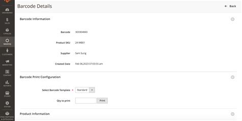 User Guide Magento 2 Barcode Extension