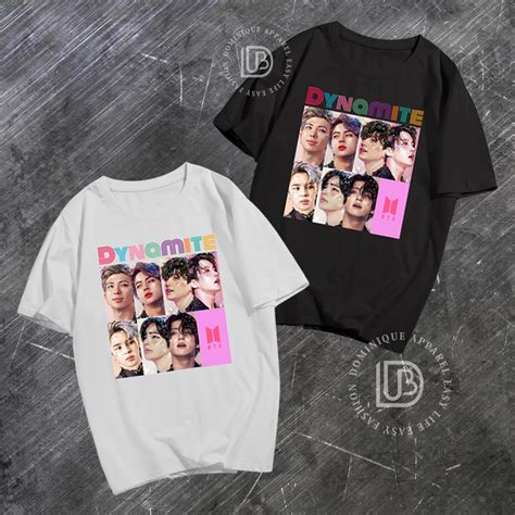 Jual KAOS OVERSIZE BTS DYNAMITE KIM TAEHYUNG PRIA DAN WANITA Shopee Indonesia