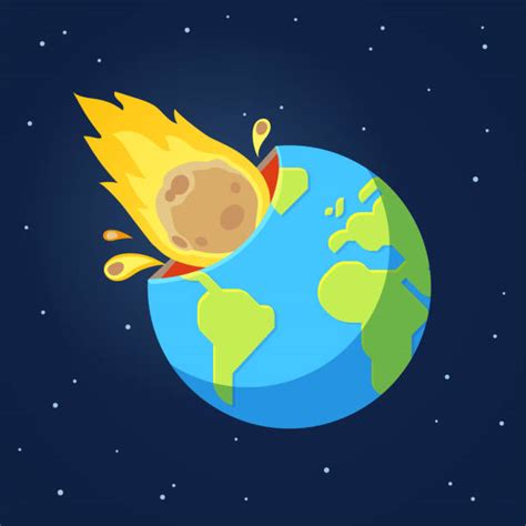 Best Meteor Crater Illustrations Royalty Free Vector Graphics And Clip Art Istock