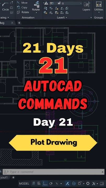 day 21 how to use plot command in autocad autocad plotting tutorial for beginners youtube