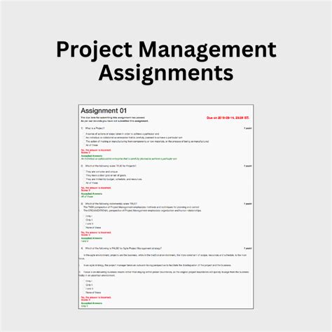 project management assignments notes le lo