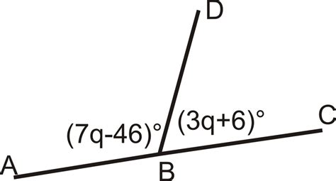 Linear Pair Angles Examples