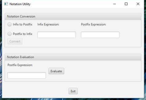 Solved Notation Utility Notation Conversion Infix To Postfix Chegg Com