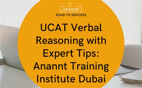 Ucat Verbal Reasoning With Expert Tips Anannt Education Dubai