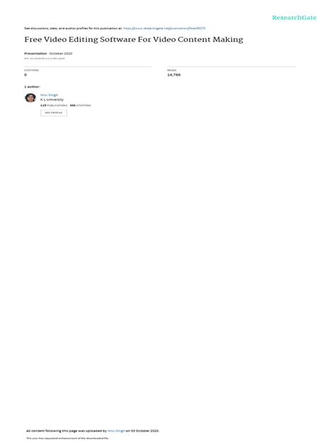 Video Editing Softwares Pdf Computing Software